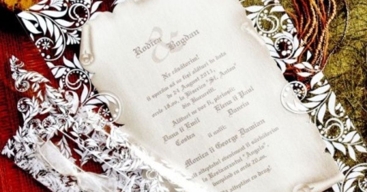 Invitatii de nunta: cele mai frumoase modele cu poze si preturi | Karena.ro